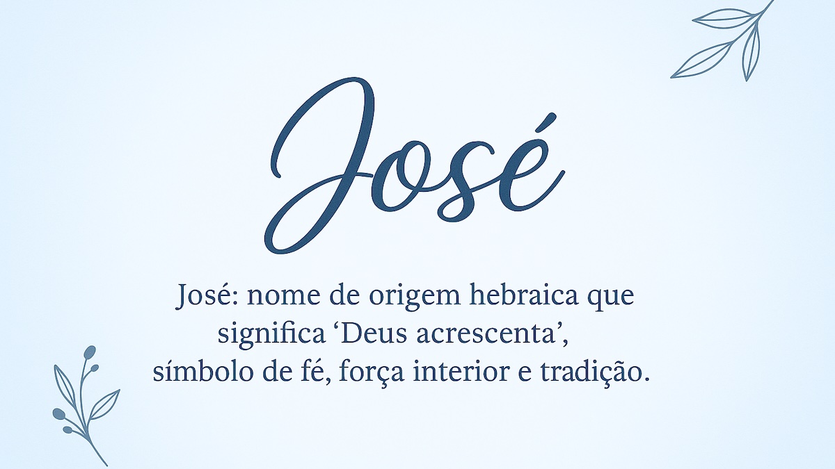 Origem e Significado do nome José